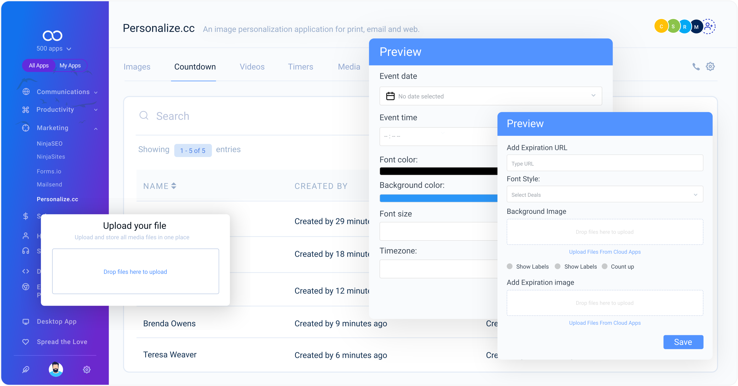Personalization Software Pricing | Personalize.cc by 500apps